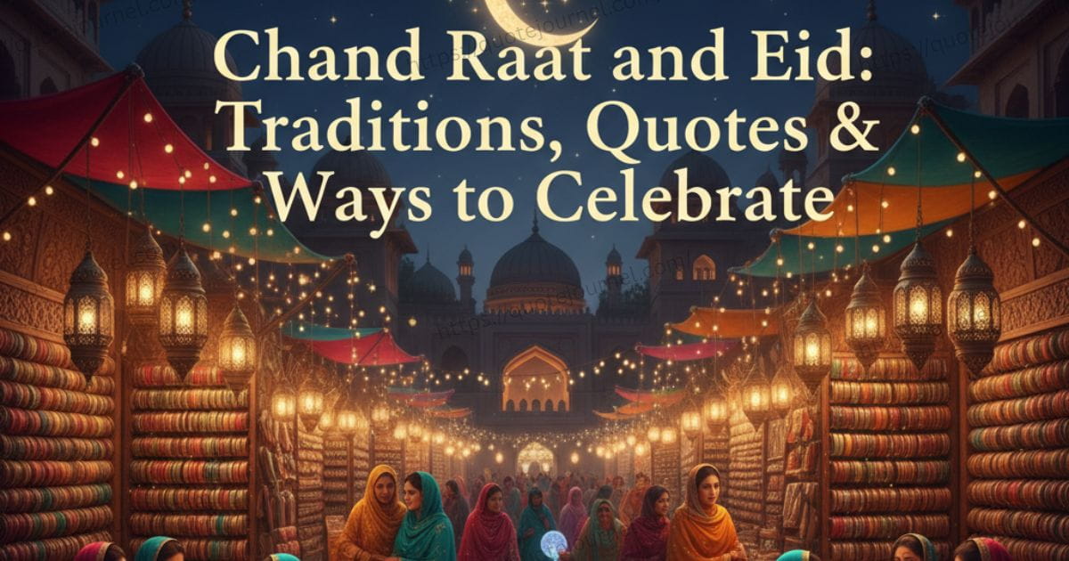 Turn Chand Raat and Eid into Memories: 9 Ideas + Best Quotes