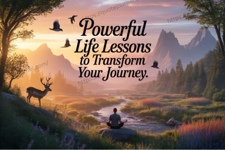 20+ Powerful Life Lessons to Transform Your Journey