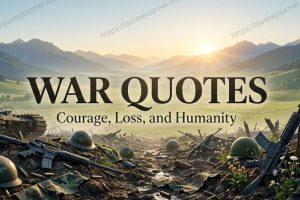 40+ Deep War Quotes on Courage, Loss, and Humanity